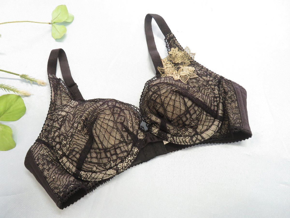 マルコ MARUKO デコルテ サラヴィール 3/4カップ ショートブラジャー B65 ブラック(Bカップ)｜売買されたオークション情報、yahooの商品情報をアーカイブ公開 - オークファン ...