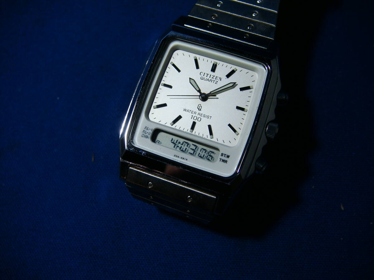 Yahoo!オークション - A801【デッドストック】1980S シチズンアナデジ...