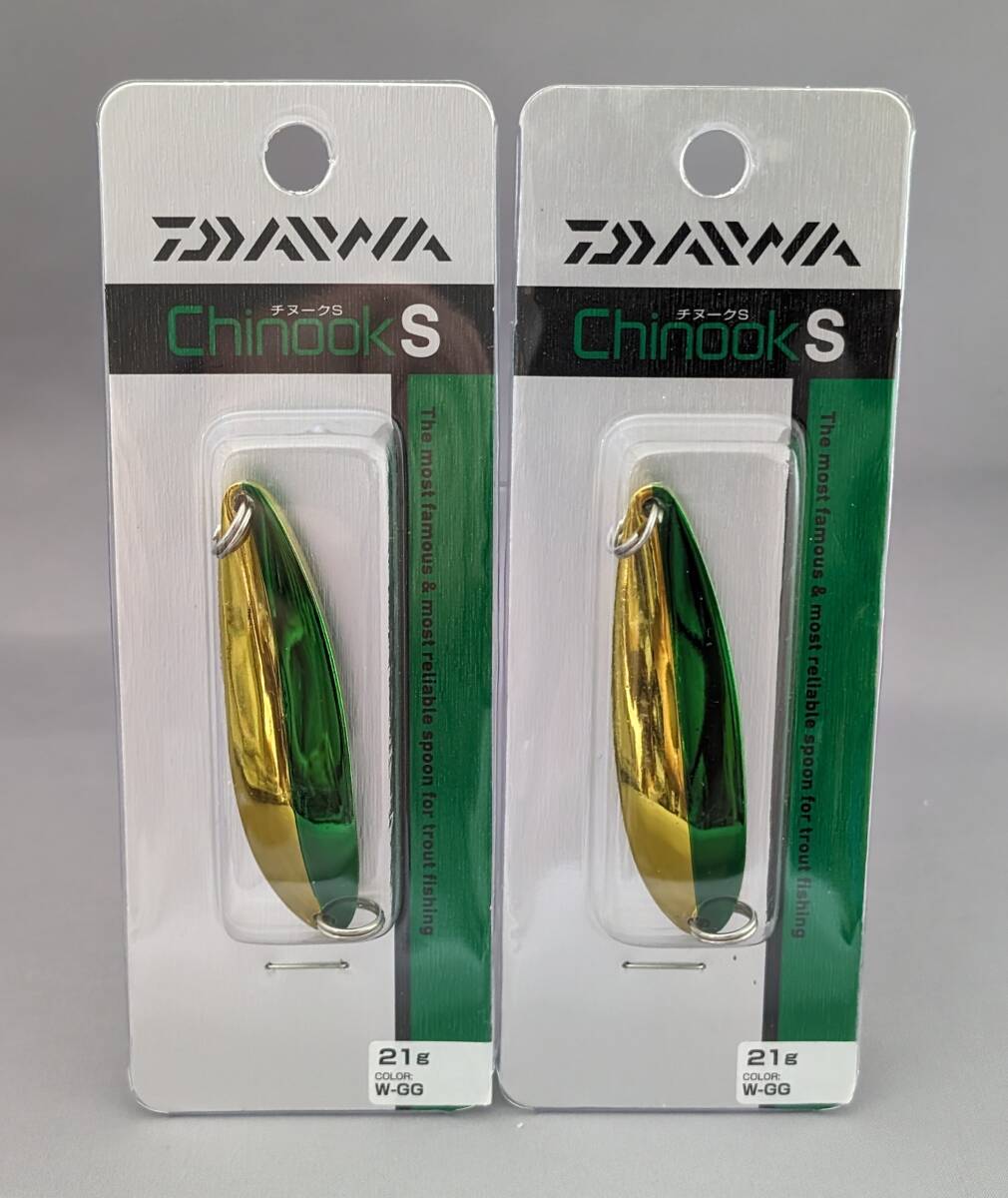 Yahoo!オークション - 即決 ダイワ チヌークS 21g 2個セット W-GG 新...
