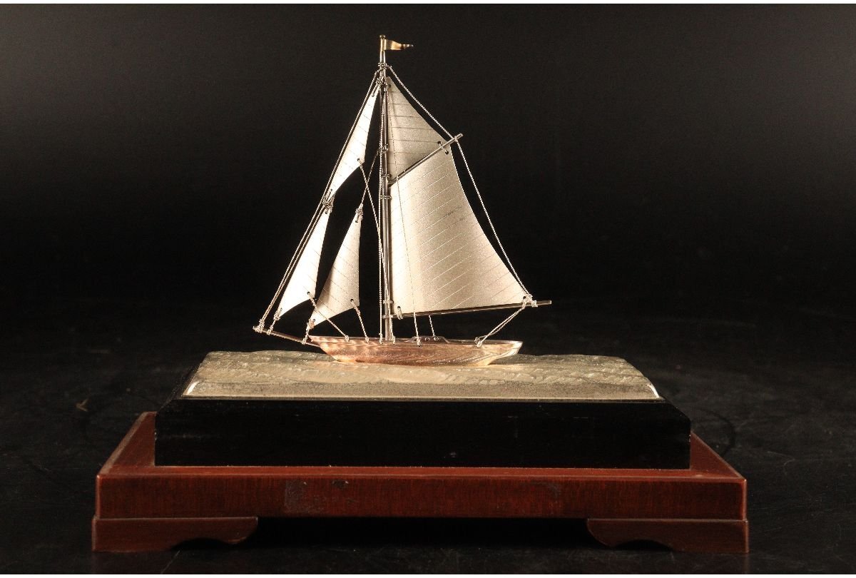 URA 刻印有/銀製ヨット置物/総重量764g/17-6-58 検索 骨董/銀製/置物/飾物/インテリア(置物)｜売買されたオークション情報、yahooの商品情報をアーカイブ公開 ...