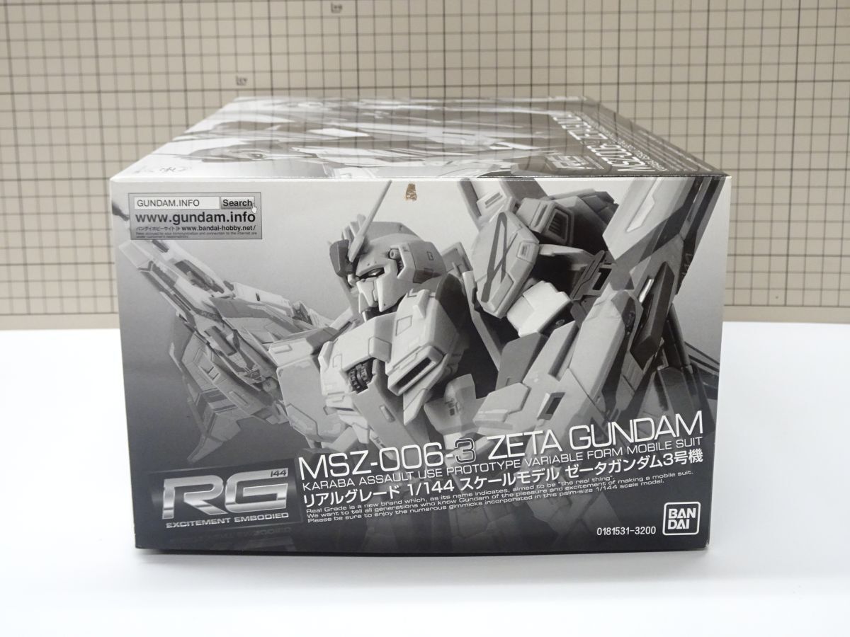 Yahoo!オークション - #k83【梱80】バンダイ RG ゼータガンダム 3号機 ...
