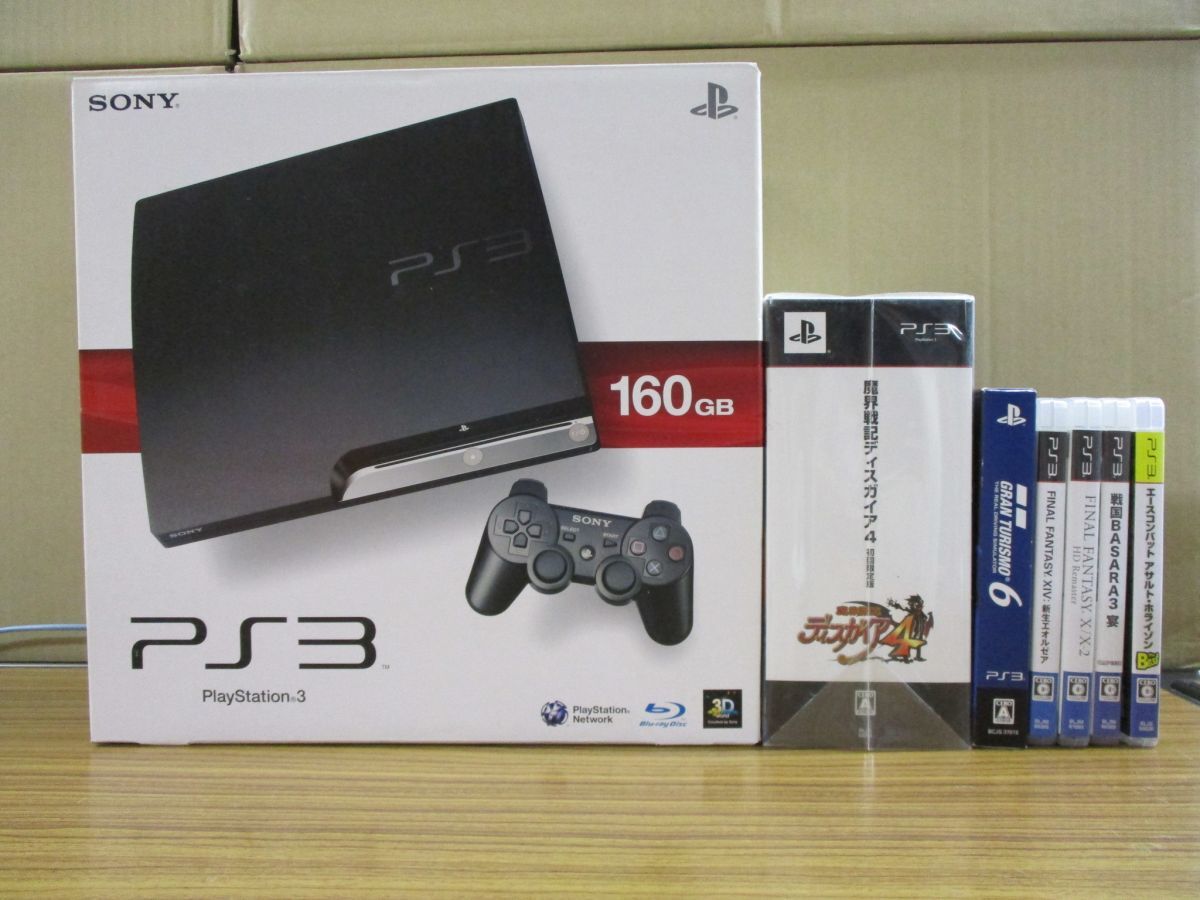 Yahoo!オークション - #w23【梱120】ソニー PS3 CECH-2500A 160GB 本体...
