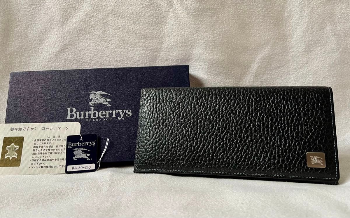 未使用に近い 極美品 Burberry 二つ折り長財布 ゴールドマーク 未使用に近い 極美品 Burberry 二つ折り長財布 ゴールドマーク