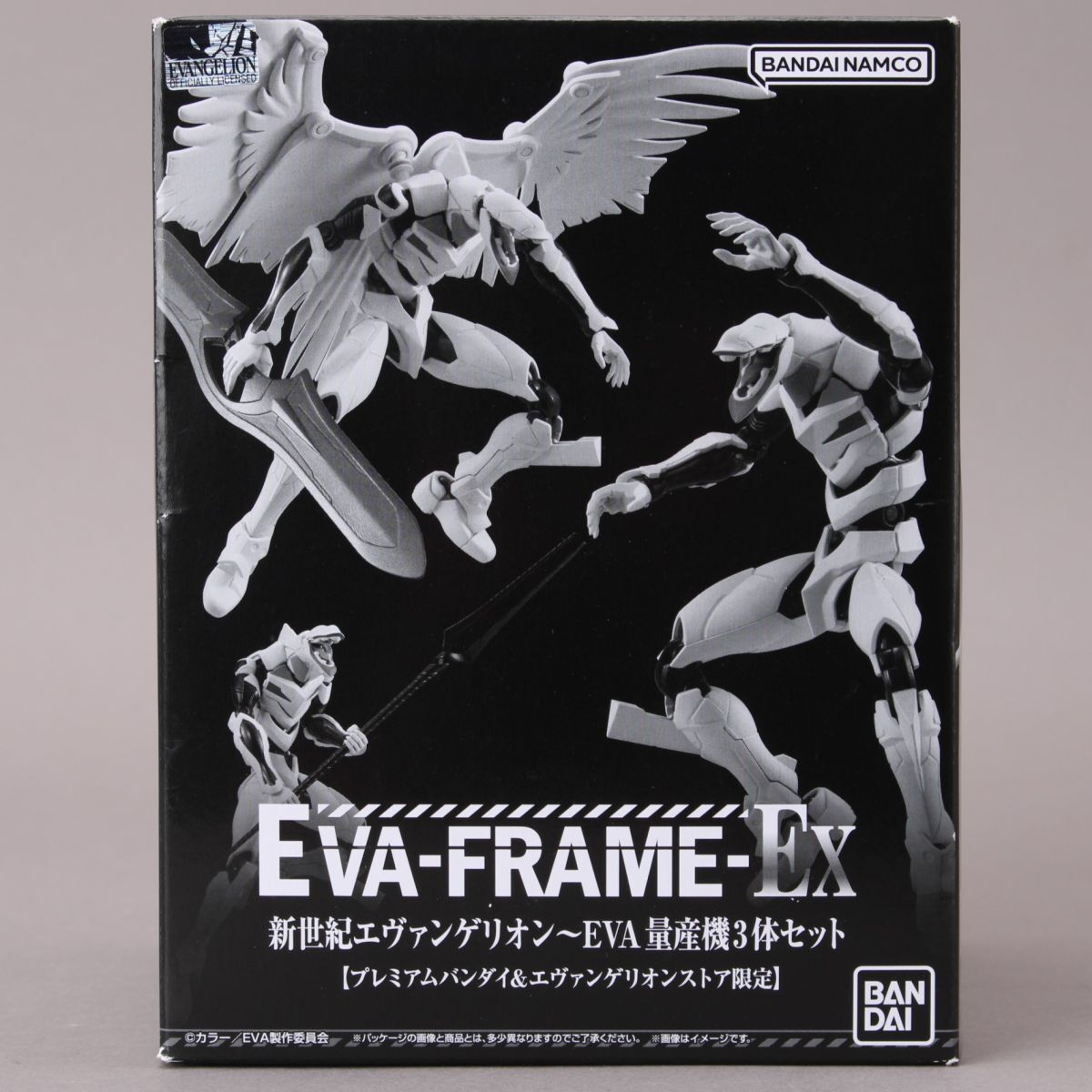 日本代購代標第一品牌【樂淘letao】－未開封 EVA-FRAME-EX：新世紀エヴァンゲリオン～EVA量産機3体セット プレミアムバンダイ＆エヴァストア限定 食玩 フィギュア #60※653/k.g