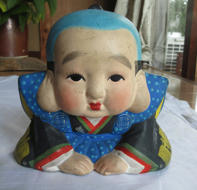 陶器：レトロ 縁起の良い福助 フクスケ NO4：置物(雑貨)｜売買されたオークション情報、yahooの商品情報をアーカイブ公開 - オークファン（aucfan.com）