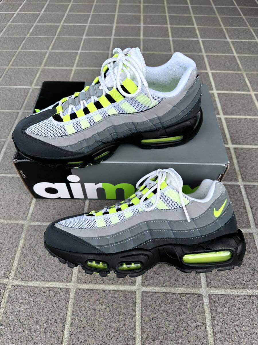 26.5cm 国内正規品 AIR MAX 95 OG エアマックス95 ブラック:ネオンイエロー:ライトグラファイト US8.5 2020年 復刻 CT1689-001(26.5cm)｜売買さ ...