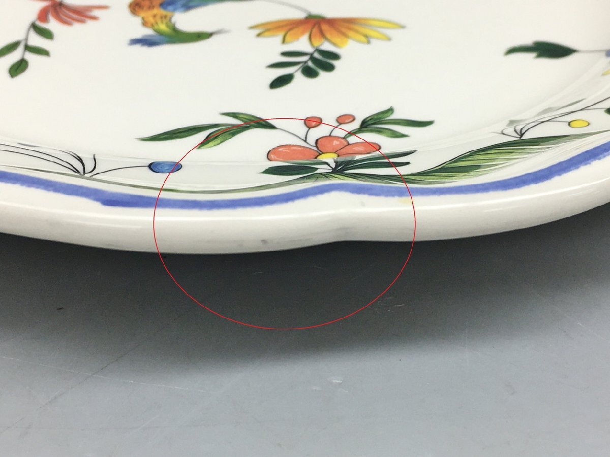 Yahoo!オークション - ジアン Gien 23cm プレート オワゾパラディ OISE...