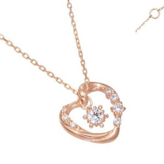 canal 4℃ 2023クリスマス限定 シルバーネックレス ピンク canal 4℃ 2023クリスマス限定 シルバーネックレス ピンク