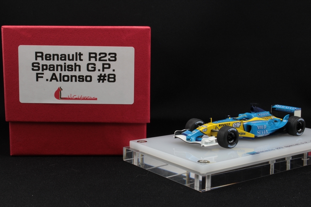 Yahoo!オークション - 1/43 TAMEO タメオ ルノーR23 スペインGP F.アロ...