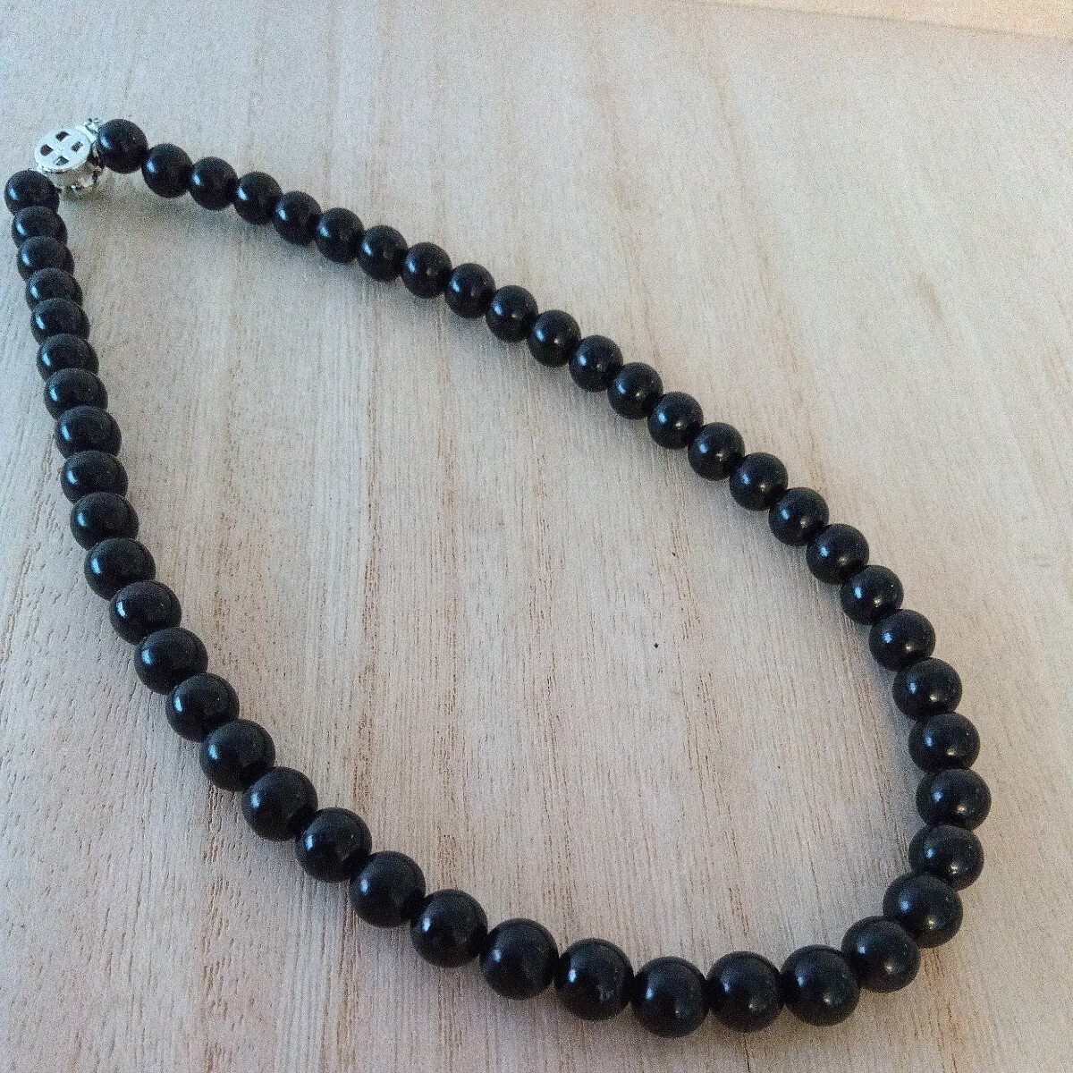 Yahoo!オークション - K1210 黒珊瑚 シルバー刻印あり レディース ネ...