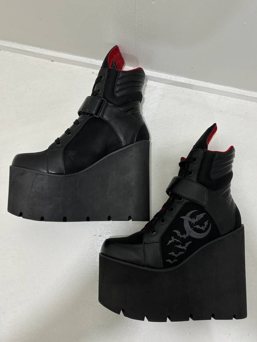 size UK5【KILLSTAR】キルスター 厚底 ハイカット スニーカー size UK5【KILLSTAR】キルスター 厚底 ハイカット スニーカー