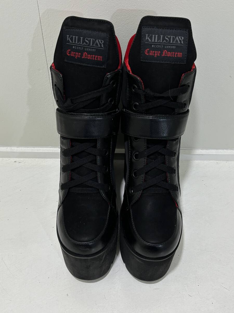size UK5【KILLSTAR】キルスター 厚底 ハイカット スニーカー size UK5【KILLSTAR】キルスター 厚底 ハイカット スニーカー