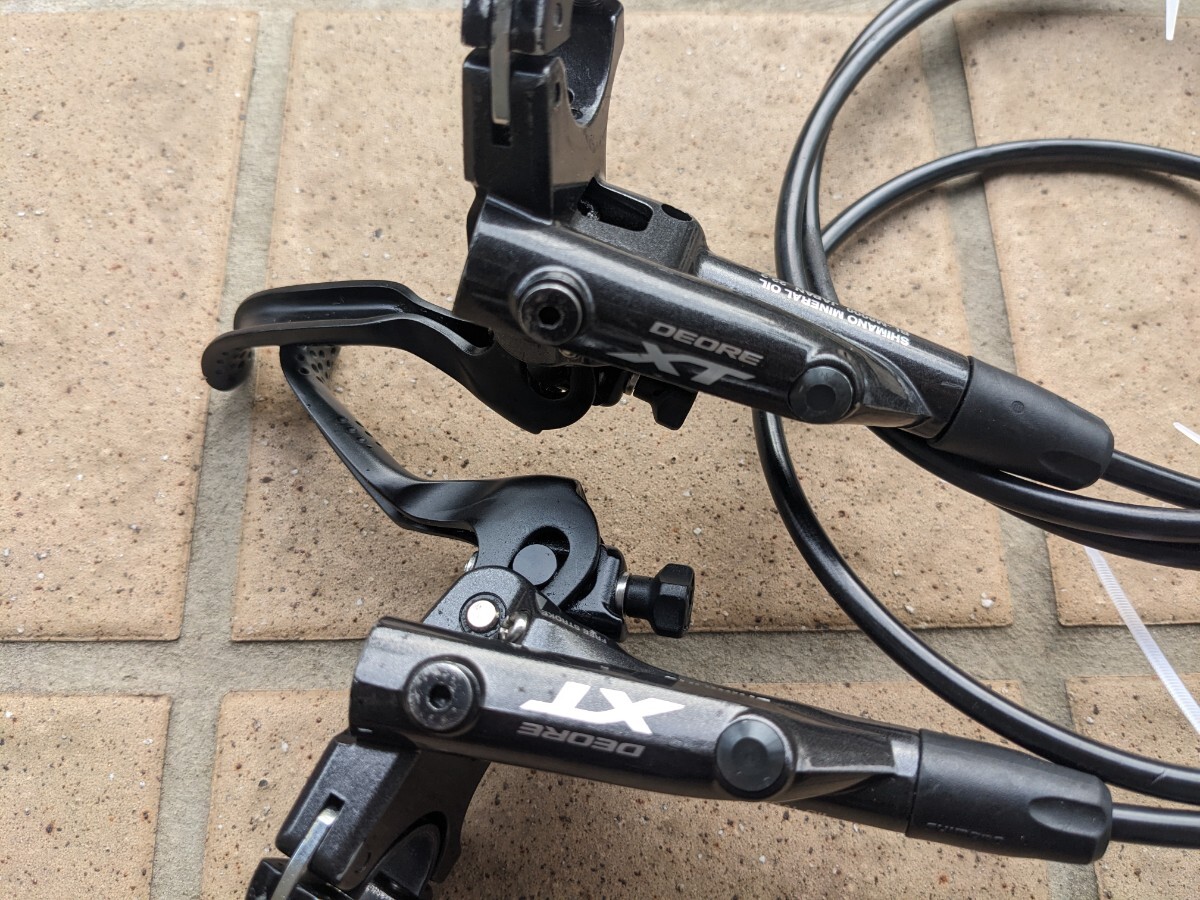 Yahoo!オークション - SHIMANO DEORE XT BR-M8000 BH90 BL-M8000 油圧...