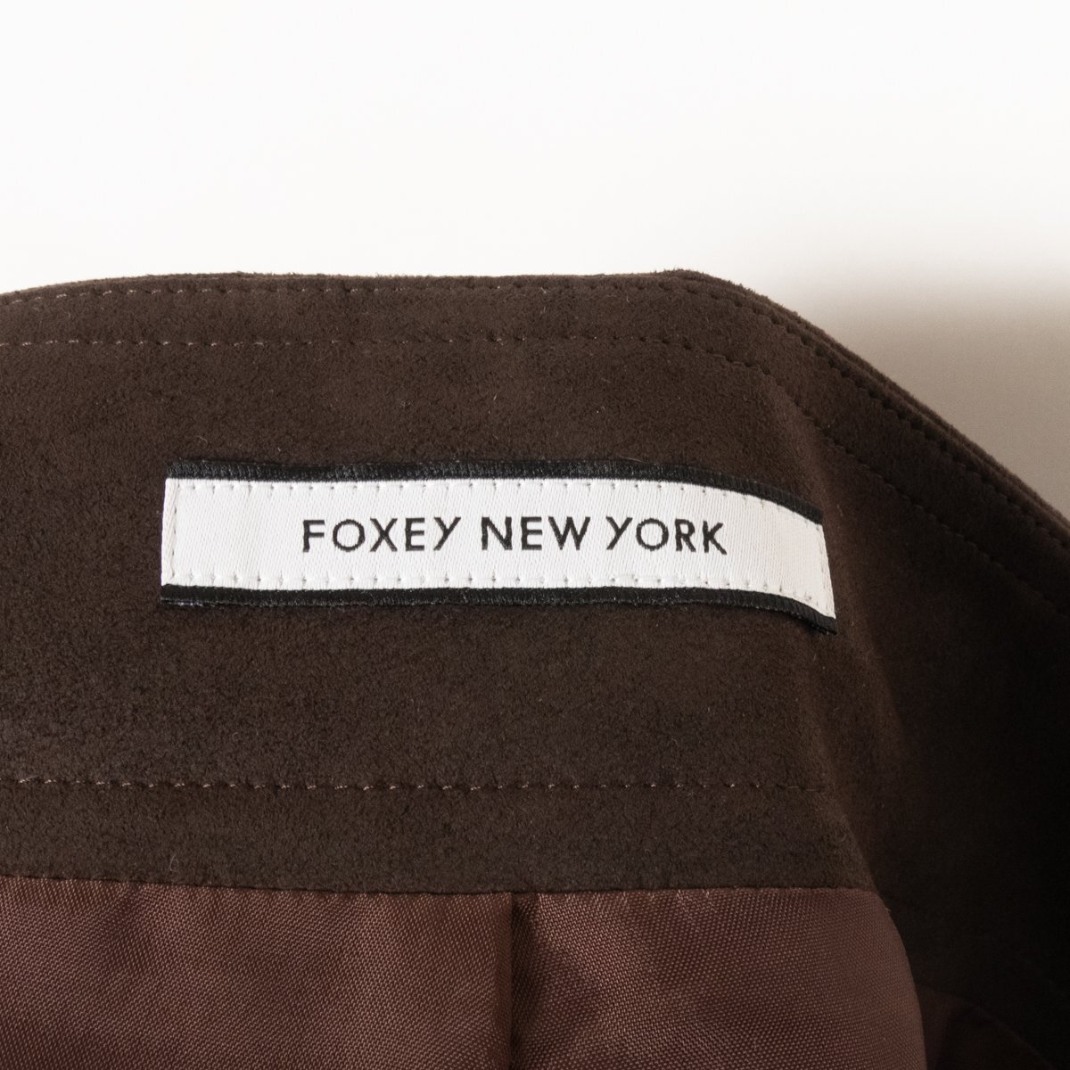 Yahoo!オークション - FOXEY NEW YORK フォクシー フェイクスエードシ...