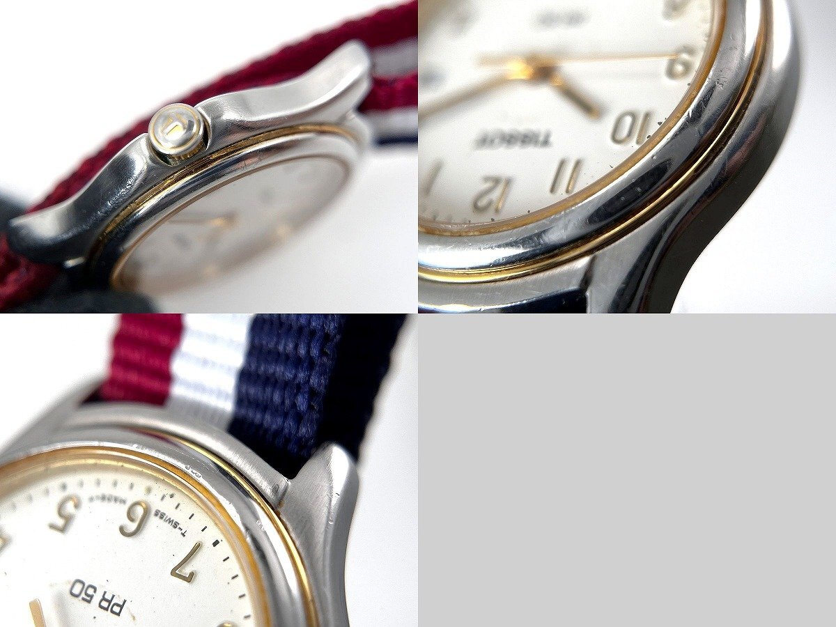 Yahoo!オークション - TISSOT ティソ PR50 クォーツ J136/236 K レディ...