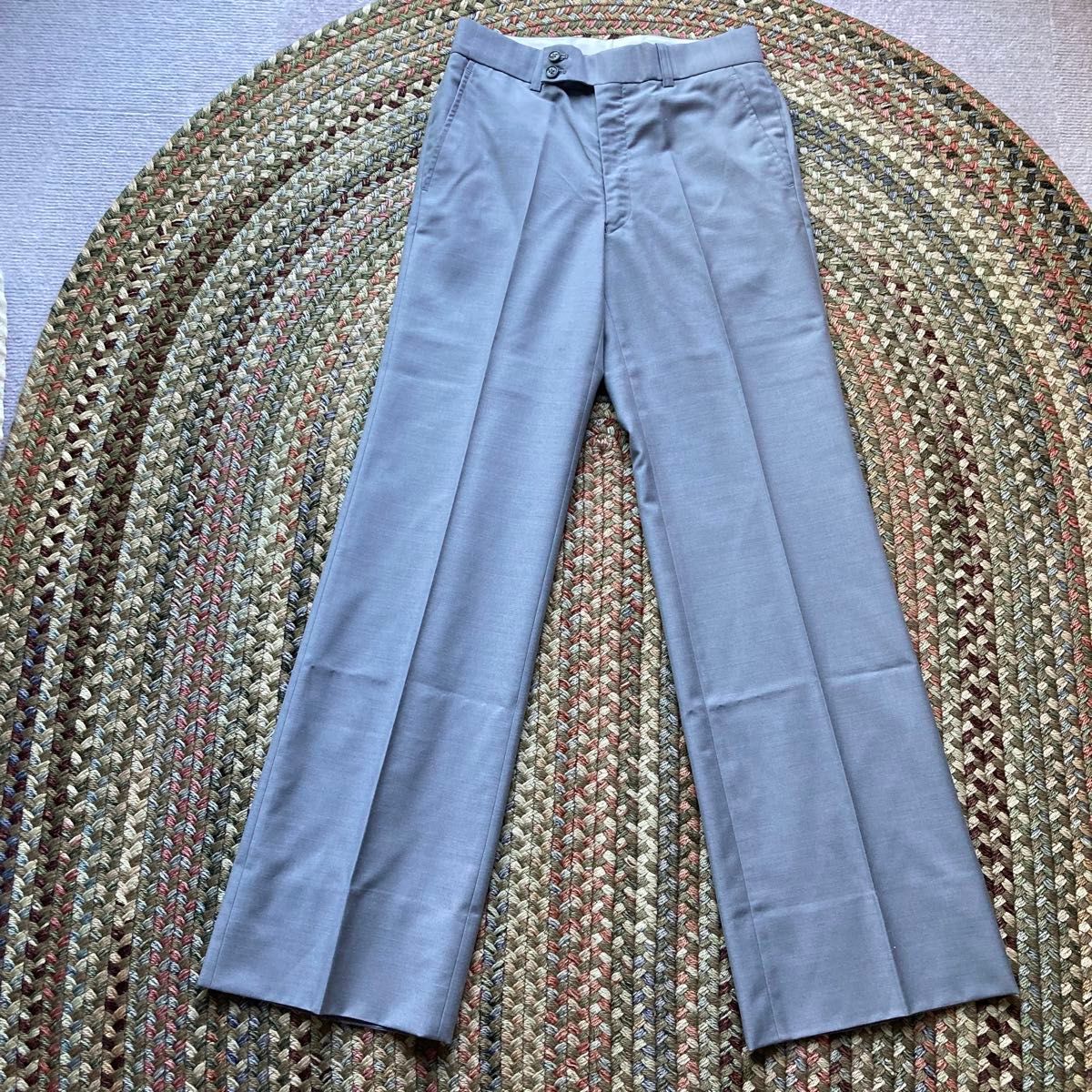 70s 当時物 薄手 ジャパンビンテージ ポリウールフレアパンツ 70s 当時物 薄手 ジャパンビンテージ ポリウールフレアパンツ