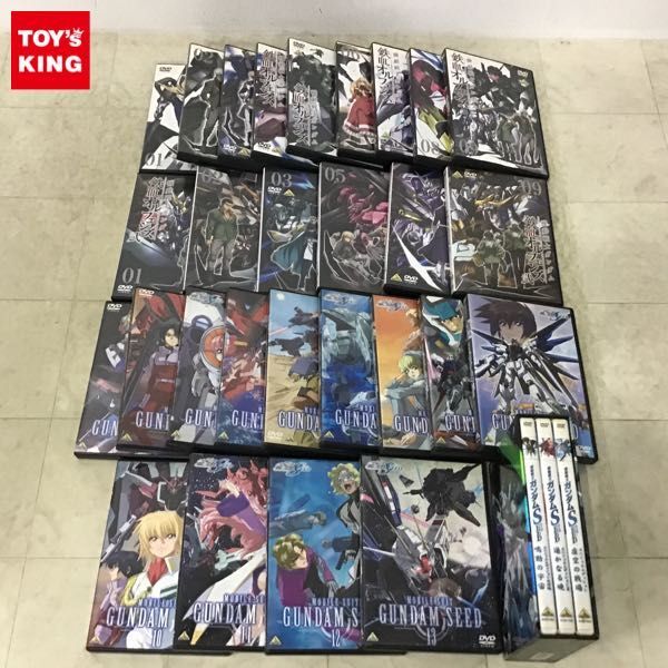 日本代購代標第一品牌【樂淘letao】－1円〜 訳あり DVD 機動戦士ガンダム 鉄血のオルフェンズ 1〜9、機動戦士ガンダムSEED 1〜13 他
