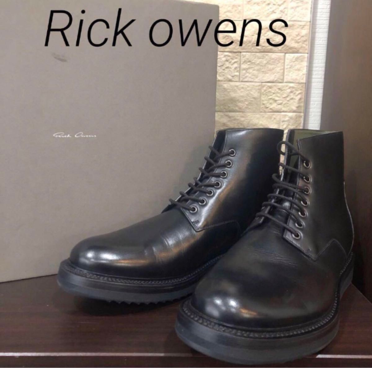 値下げ 新品未使用 リックオウエンス Rick owens ショートブーツ 値下げ 新品未使用 リックオウエンス Rick owens ショートブーツ