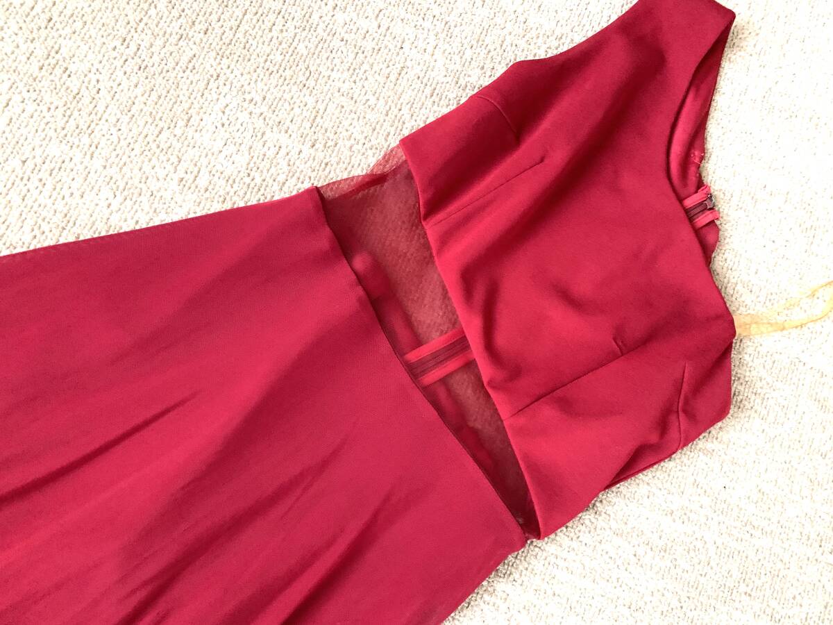 Yahoo!オークション - 251 フォーマル ロングドレス 赤