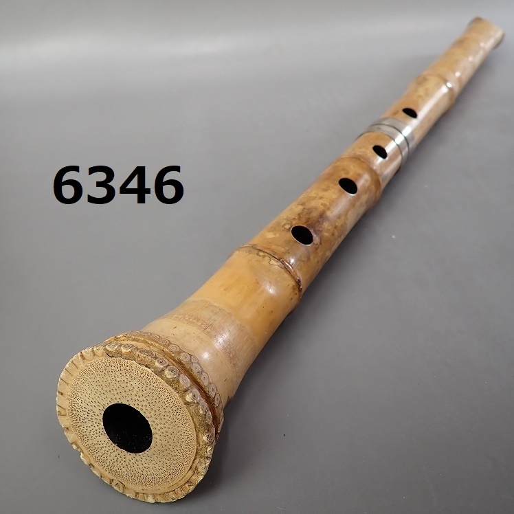 Yahoo!オークション - FK-6346 尺八 「竹治」在銘 古竹 約51㎝ 202407...