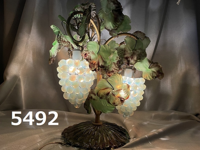 Yahoo!オークション - FK-5492 ヴィンテージ ベネチアングラス 葡萄ラ...