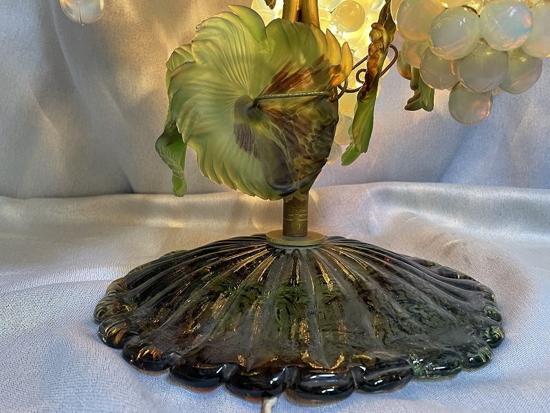 Yahoo!オークション - FK-5492 ヴィンテージ ベネチアングラス 葡萄ラ...