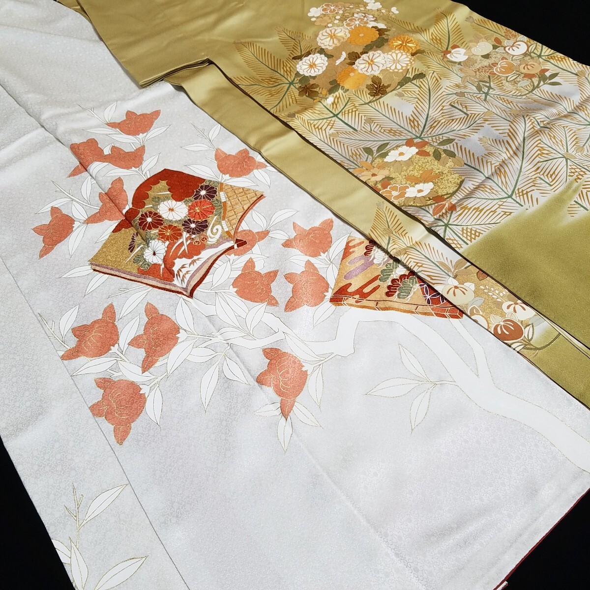 Yahoo!オークション - 【京月花】y8全て正絹訪問着色留袖110点 辻ヶ花/...