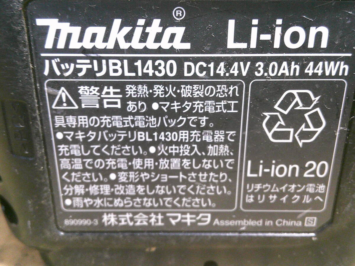Yahoo!オークション - k284 マキタ BL1430 14.4V