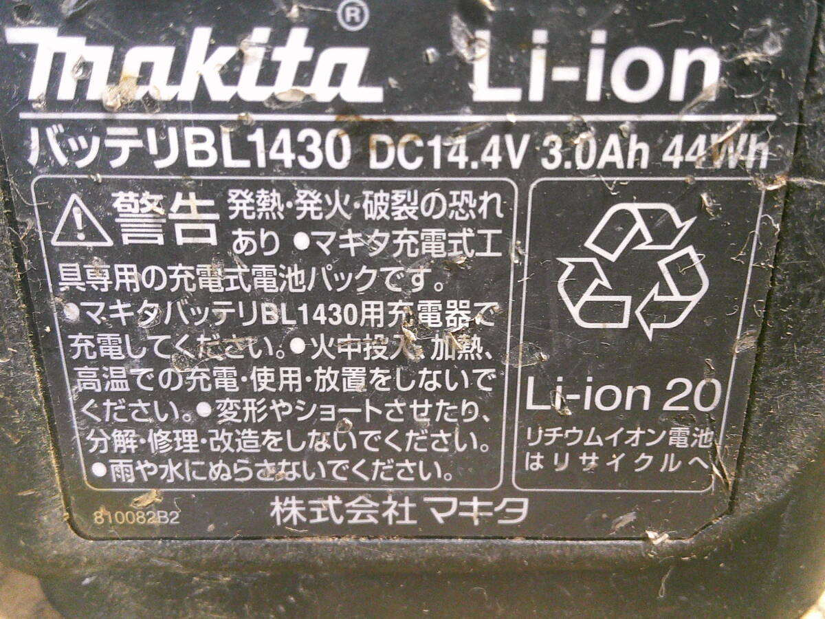 Yahoo!オークション - k304 マキタ BL1430 14.4V