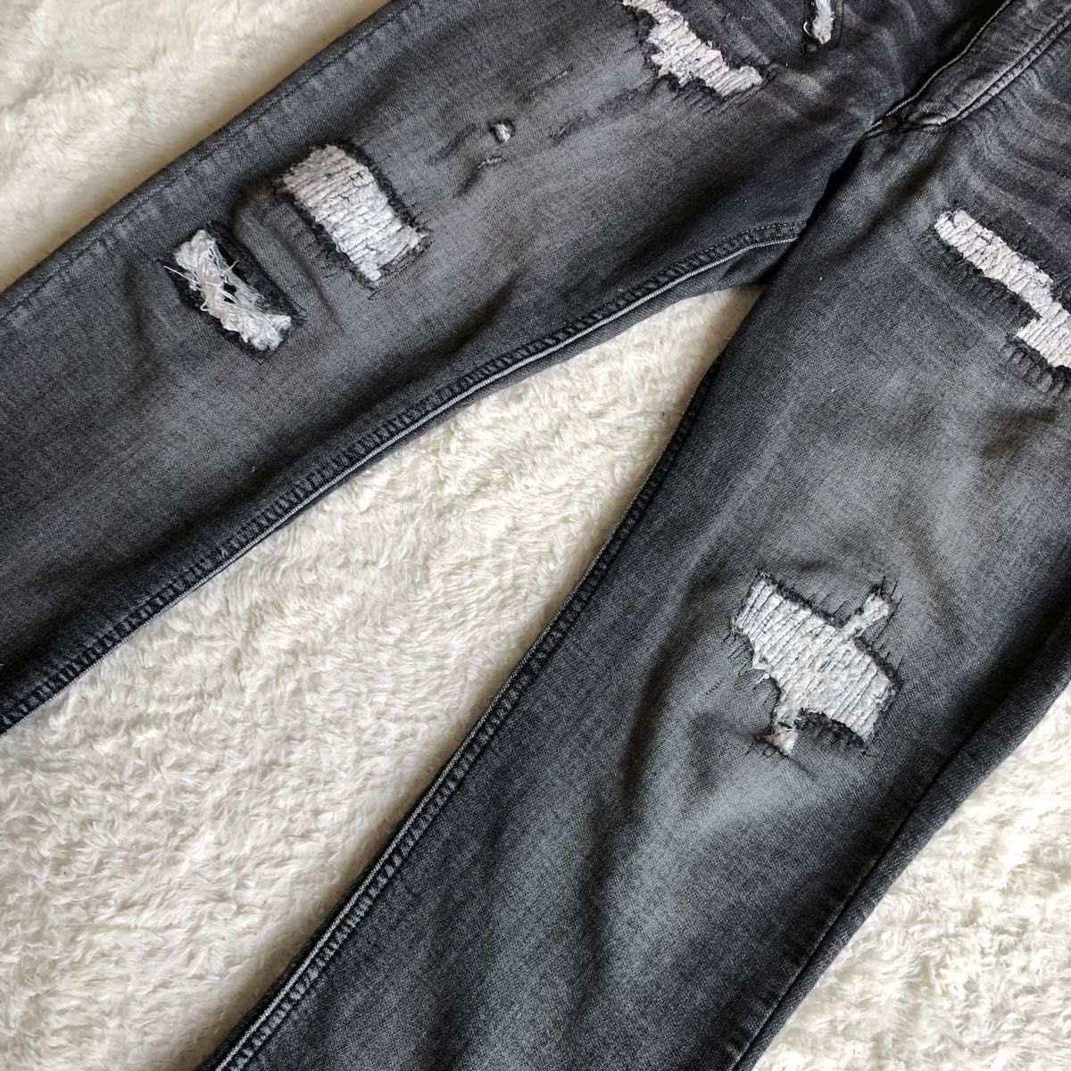 HUMAN MADE ヒューマンメイド ダメージ加工 スウェット デニム HUMAN MADE ヒューマンメイド ダメージ加工 スウェット デニム