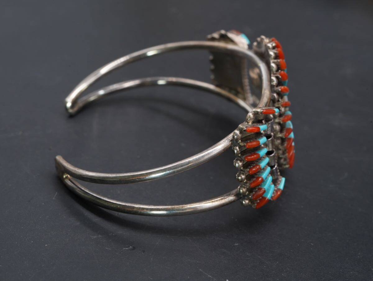 Yahoo!オークション - 【925】インディアンジュエリー ズニ族 ZUNI バ...