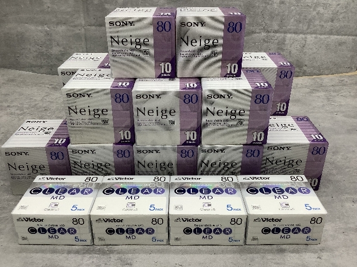 Yahoo!オークション - Z1a 未開封品 MDディスク SONY Victor ソニー ビ...