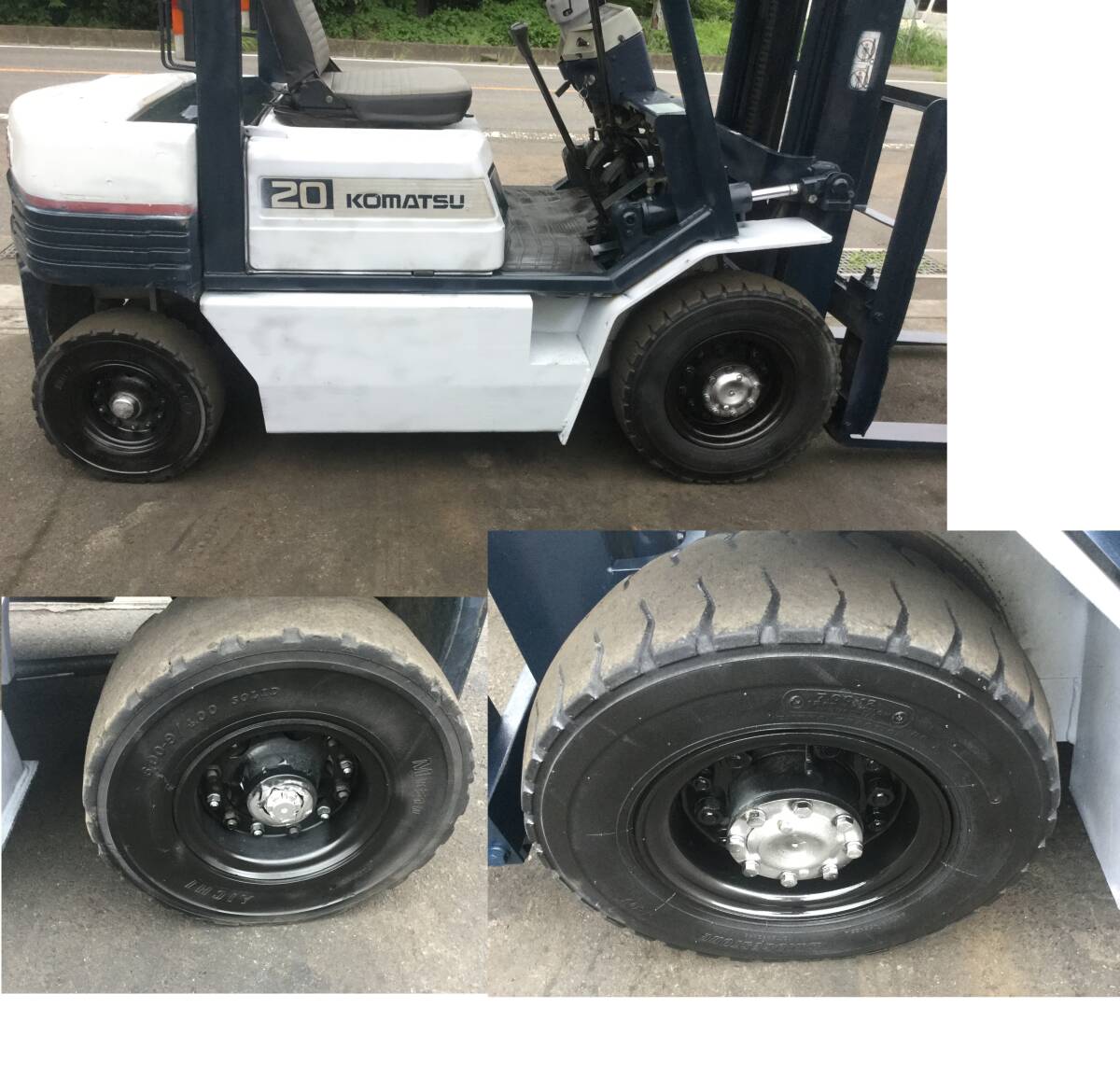 Yahoo!オークション - フォークリフト小松FG20－11 （2.0トン） 動作確...