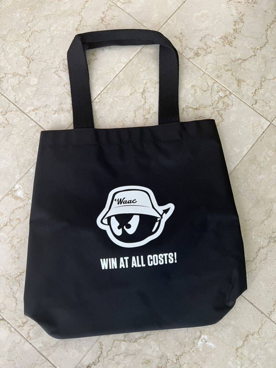 Yahoo!オークション - WAAC ワック 黒トートバッグ未使用 k