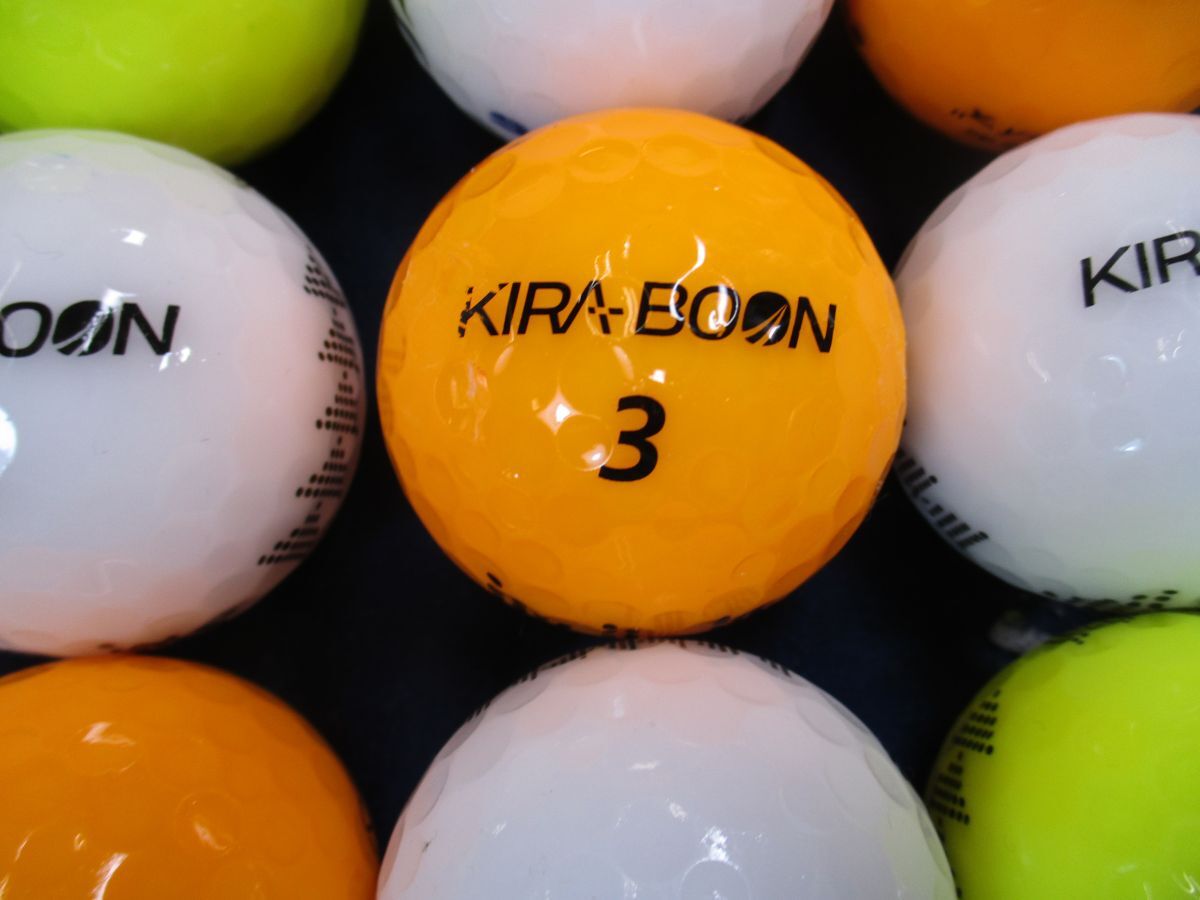 Yahoo!オークション - 6043【特A級】Kasco KIRA-BOON カラー混合ボール...