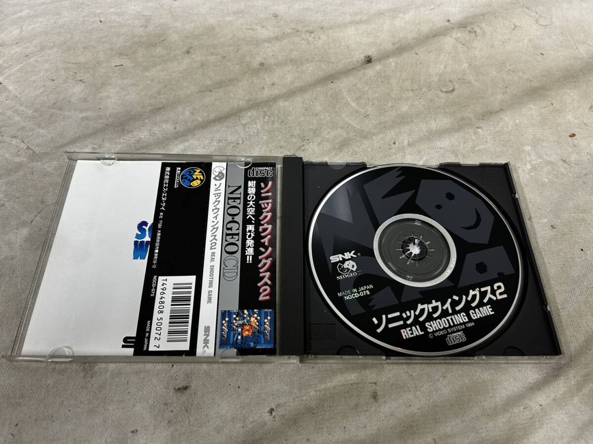 Yahoo!オークション - （159）ネオジオCD ソニックウィングス2