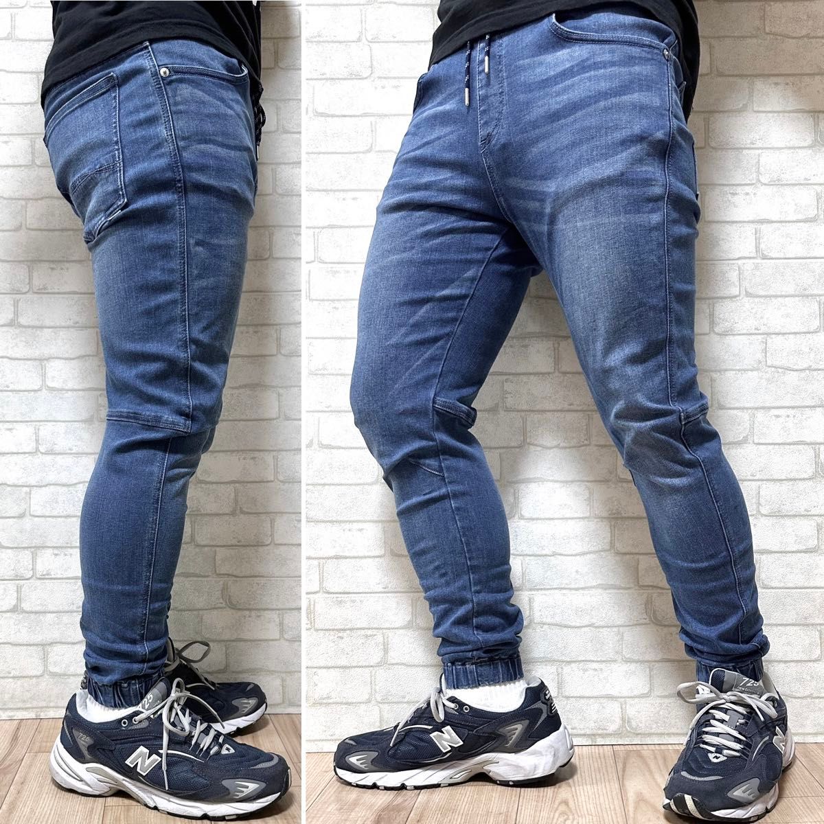 BAYFLOW ベイフロー ストレッチデニム ジョガーパンツ ドロー BAYFLOW ベイフロー ストレッチデニム ジョガーパンツ ドロー