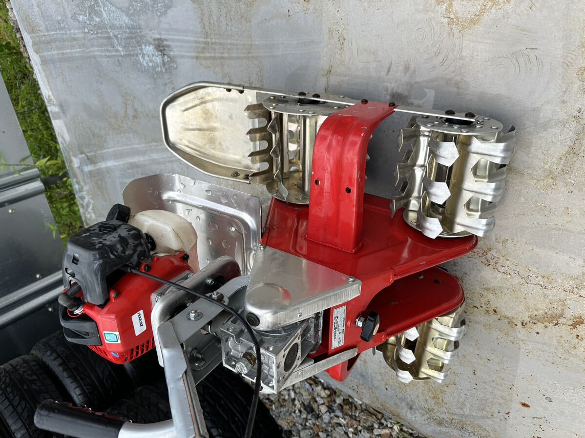 Yahoo!オークション - 太昭農工機 除草機 TG-E型 ミニエース 2条 水田...