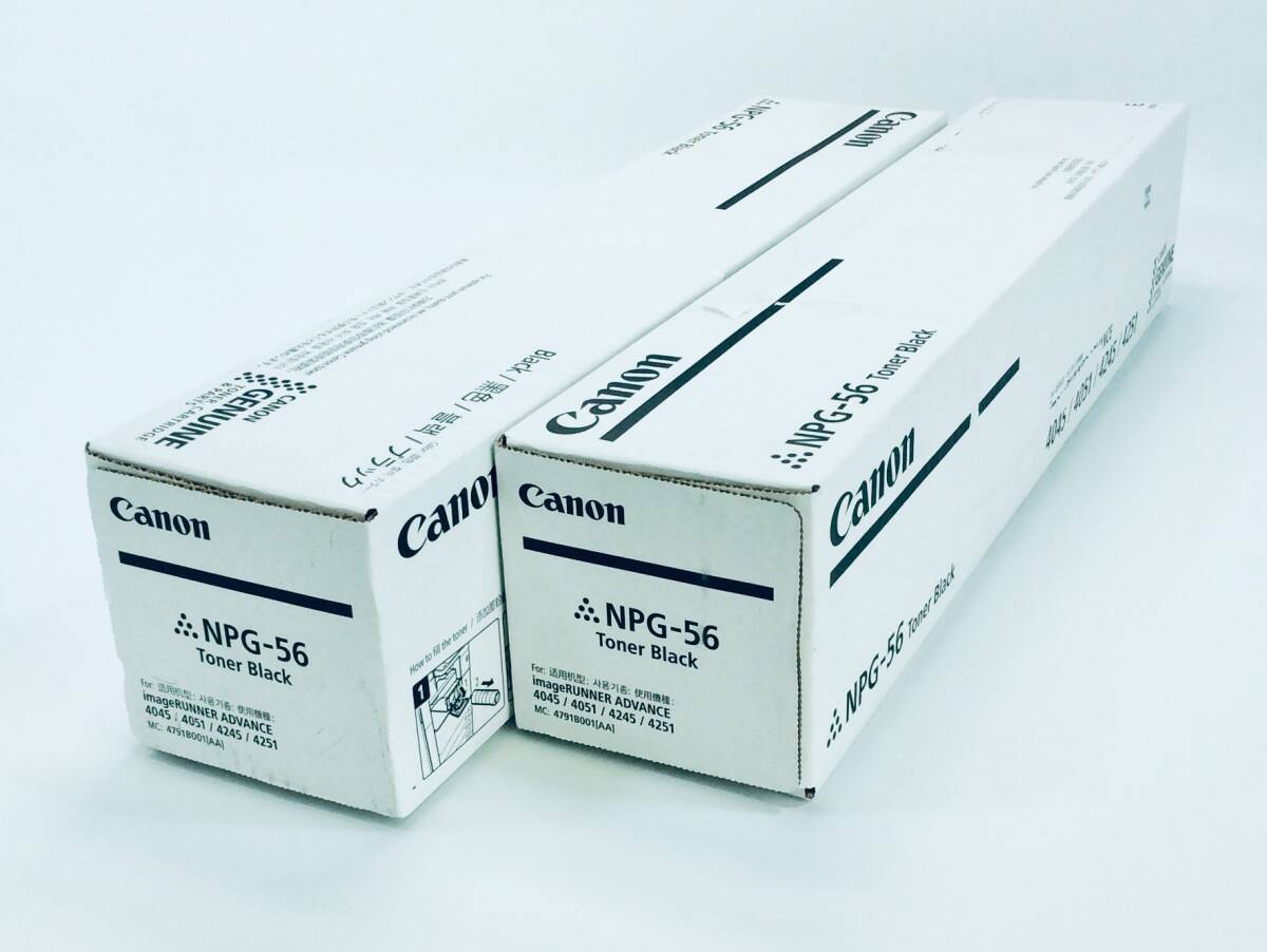 Yahoo!オークション - Canon 純正 ＝未使用＝ NPG-56 トナー Black×2