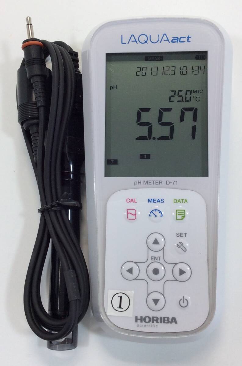 HORIBA フィールド型ポータブルpH ORP計 D-210P / ポータブル型 pH メーター D-71 ×2 = ＝(電気計測器)｜売買されたオークション情報、yahooの商品情報を ...