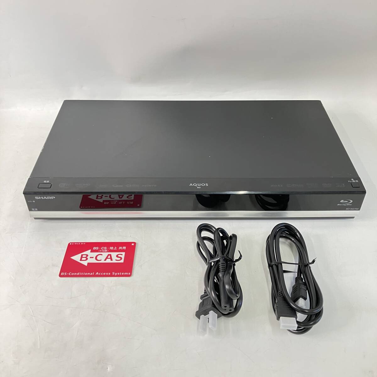 Yahoo!オークション - SHARP BD-W2700 AQUOS 2TB 2チューナー ブルー...