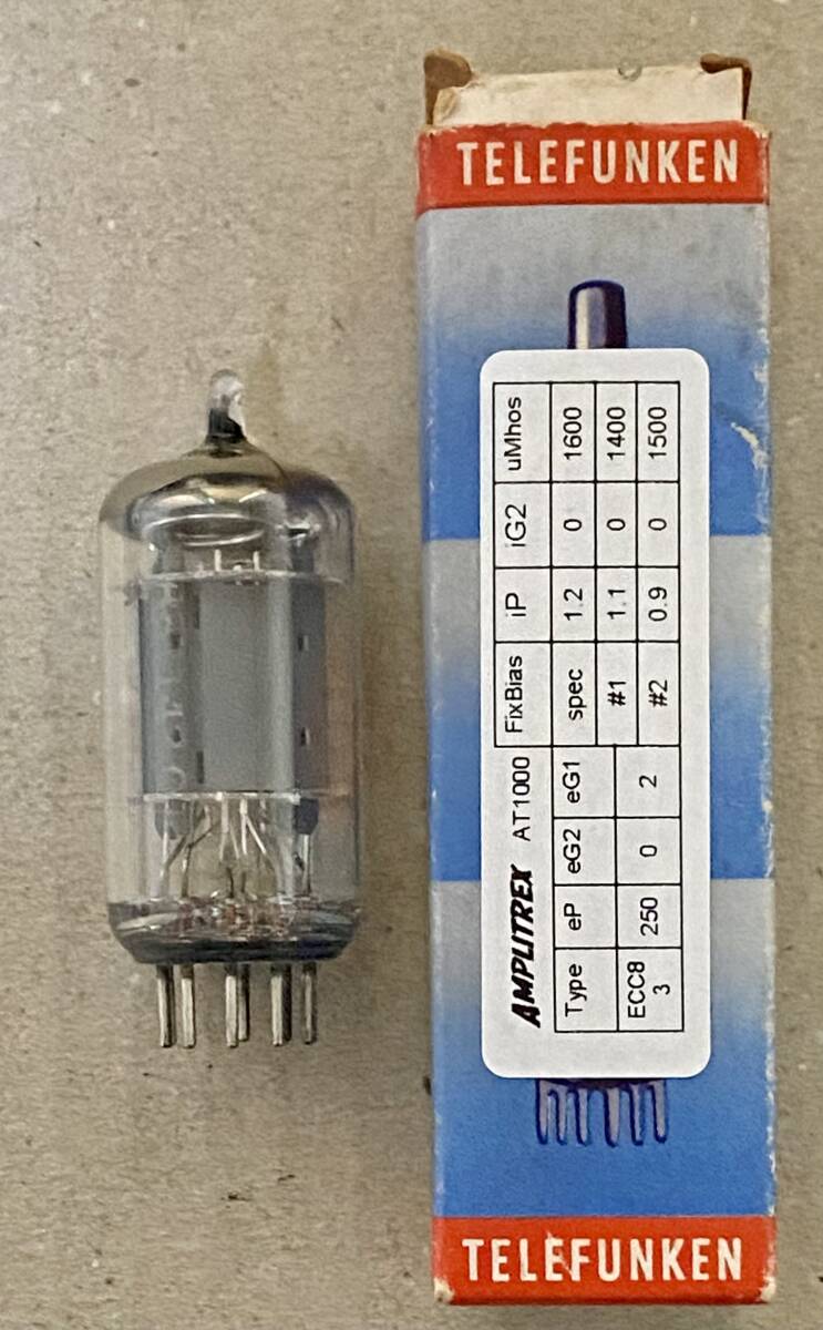 Yahoo!オークション - USED37947 TELEFUNKEN ECC83 (12AX7) （スムー...
