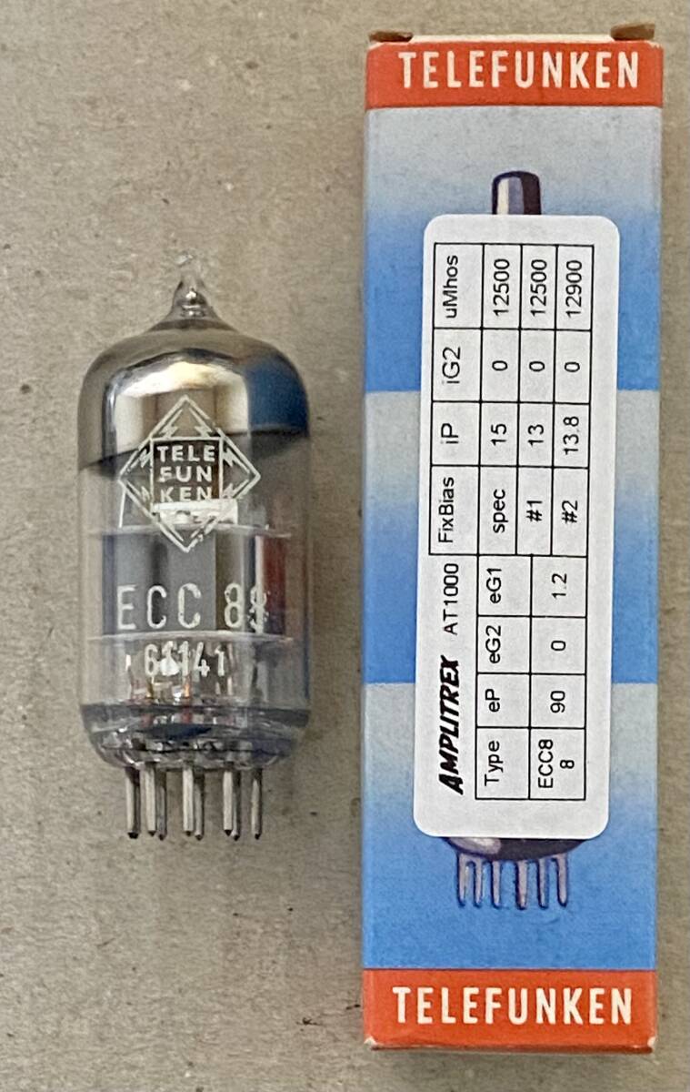 37946 TELEFUNKEN ECC88 6DJ8 NOS-SPEC 元箱入(真空管)｜売買されたオークション情報、yahooの商品情報をアーカイブ公開 - オークファン（aucfan.com）