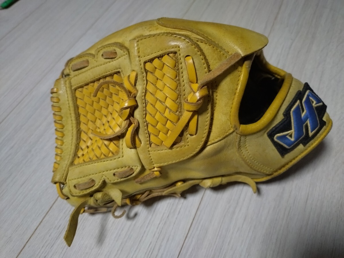 Yahoo!オークション - ハタケヤマ 軟式 投手用 左投げ TH-151Y グラブ ...