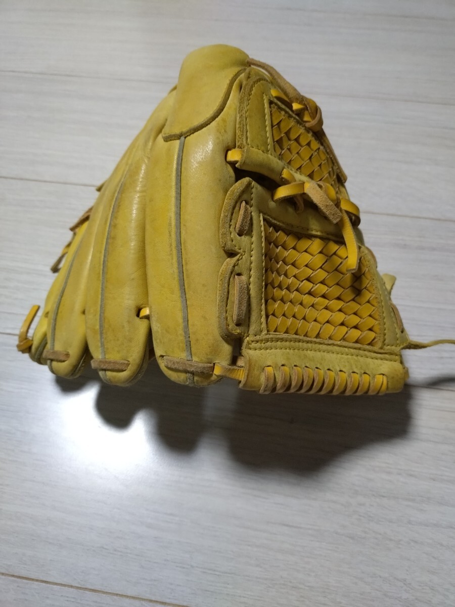 Yahoo!オークション - ハタケヤマ 軟式 投手用 左投げ TH-151Y グラブ ...