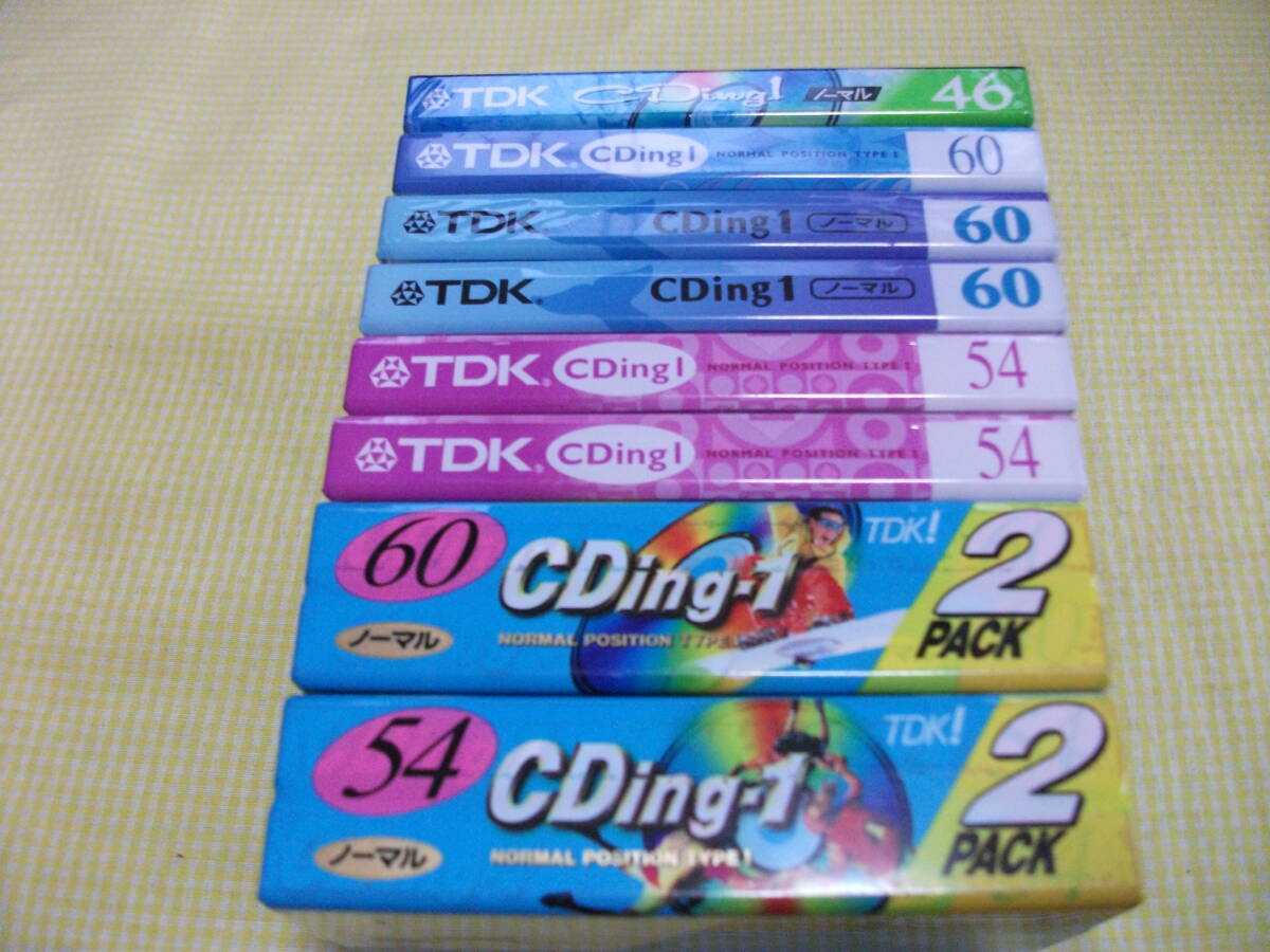 Yahoo!オークション - 未開封 カセットテープ TDK CDing-1 計10本セッ...