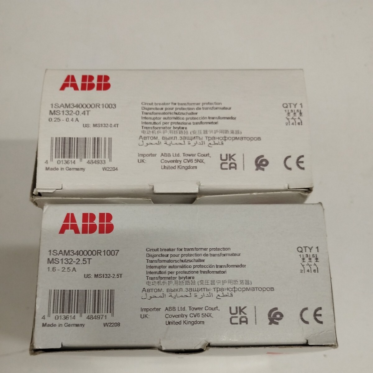 Yahoo!オークション - 0607y0911【まとめ】大量 ABB ブレーカー ミニチ...