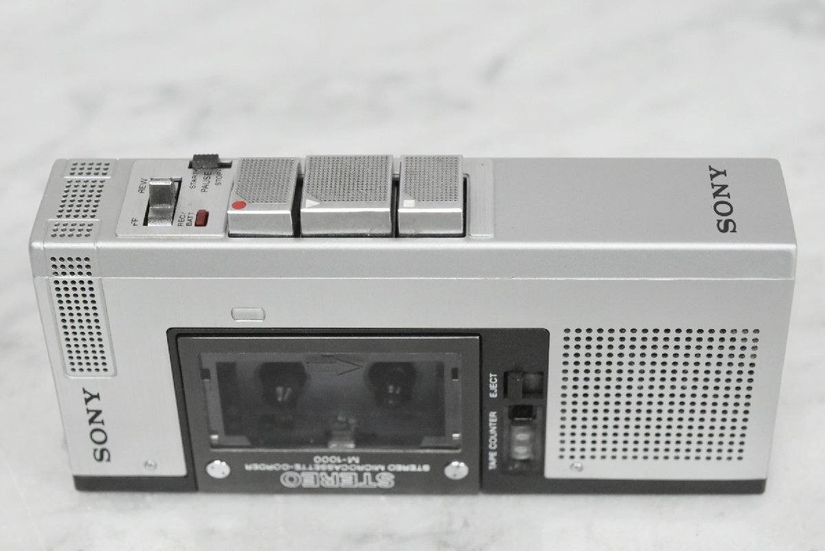 Yahoo!オークション - SONY M-1000 マイクロカセットコーダー ソニー