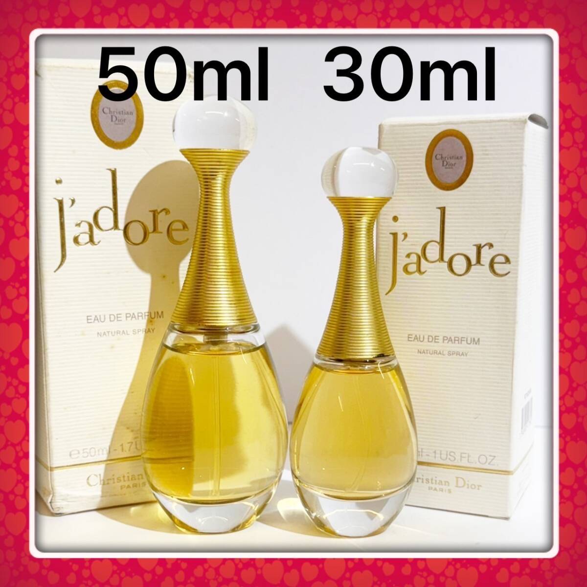 クリスチャンディオール 香水 J'adore ジャドール オードゥパルファン50ml 30ml 2本セット 残量たっぷり(クリスチャン･ディオール)｜売買されたオークション情報、yahooの ...
