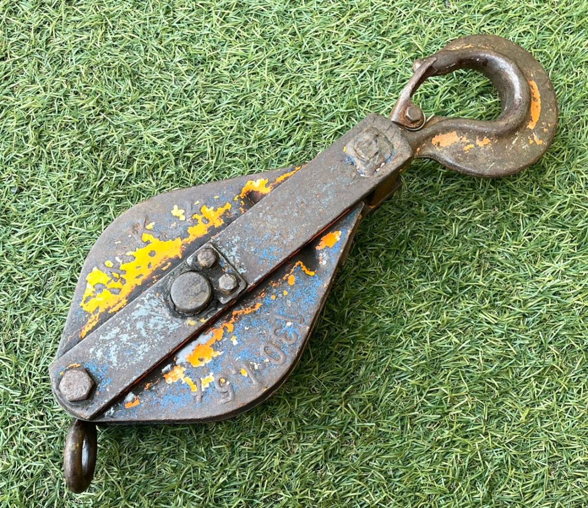 Yahoo!オークション - 三谷製作所 MKK スナッチ 滑車 強力型 鉄ブロッ...